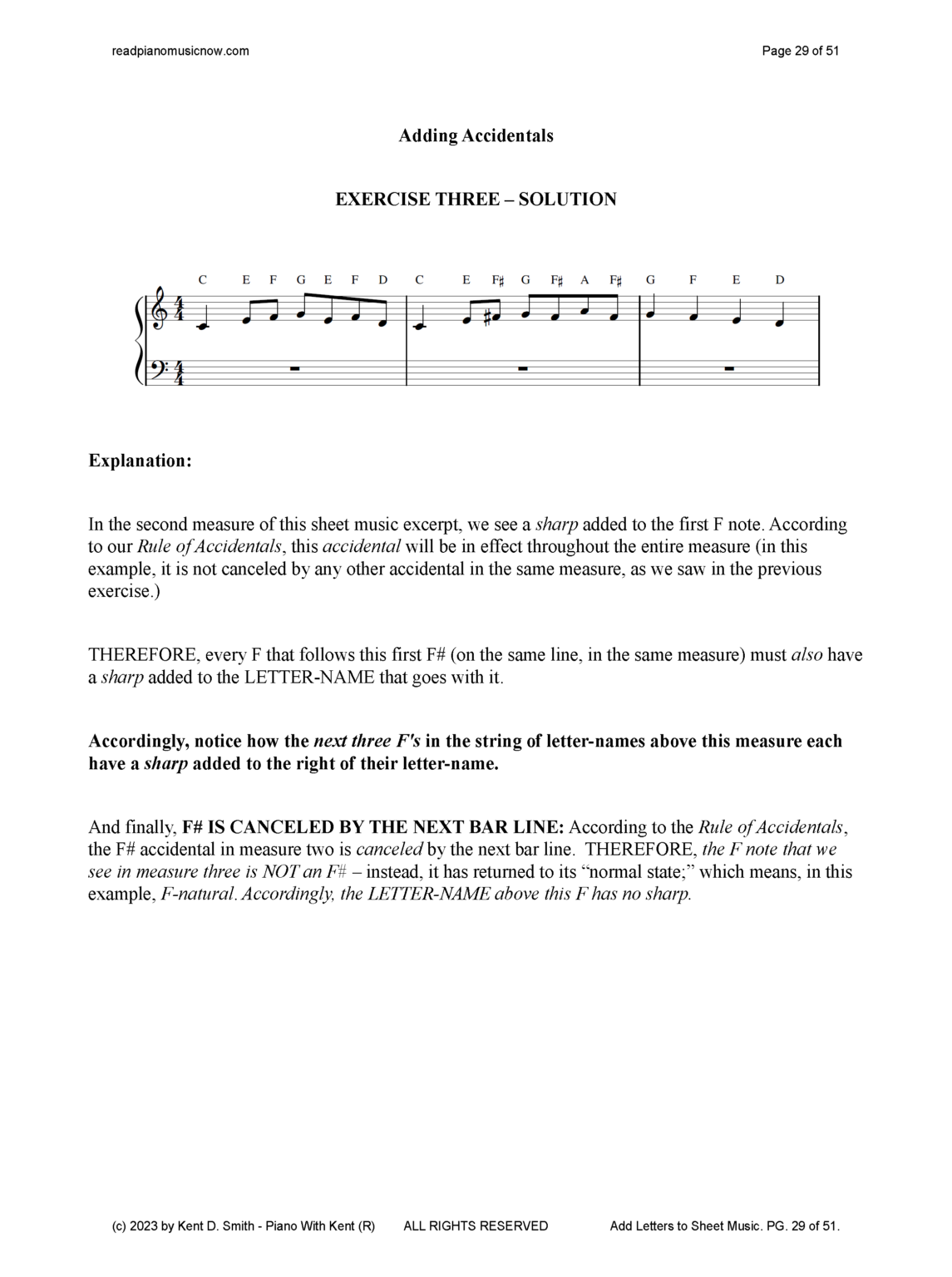 How to Add Letters to Sheet Music (Note-Names) | Read Piano Music Now